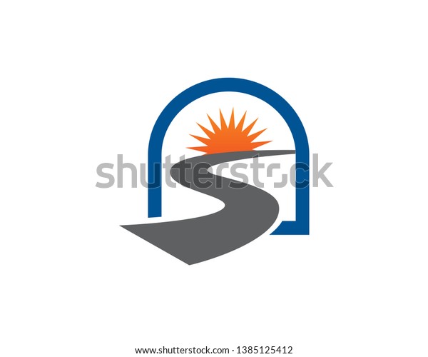 Highway Logo Template Icon Symbol Vector Stock Vector (Royalty Free ...