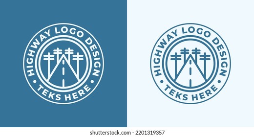 Highway Logo Vectors Illustrations Logo Design Stock Vector (Royalty ...