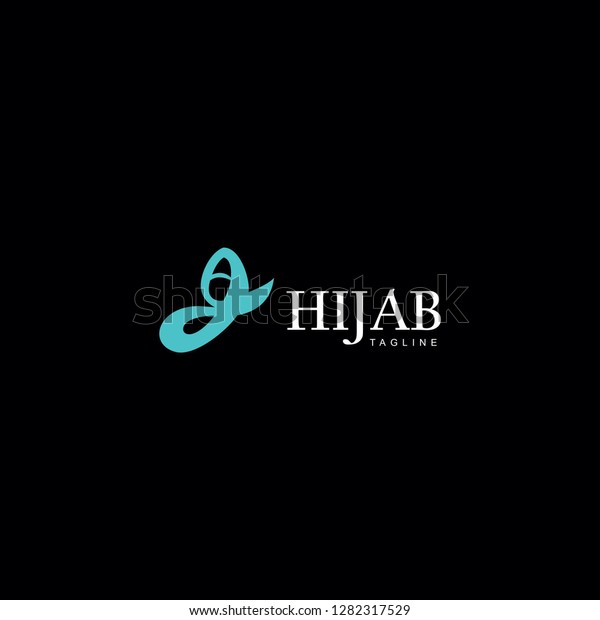 Hijab Logo Vector Illustration Stock Vector (Royalty Free) 1282317529 ...