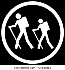 Hiking Sign Vector Stock Vector (Royalty Free) 739680865 | Shutterstock