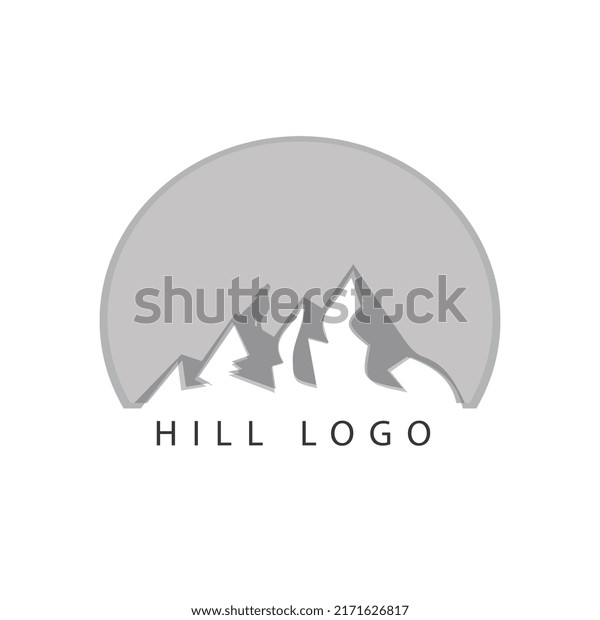 Hill Logo Design Mount Logo Design Stock Vector (Royalty Free ...