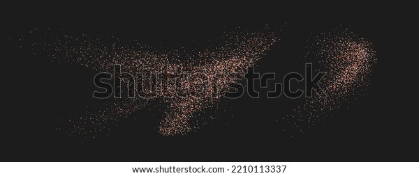 Himalayan Salt Splashes Pink Flying Salt Stock Vector (Royalty Free ...