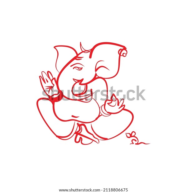 Hindu God Ganpati Mouse: เวกเตอร์สต็อก (ปลอดค่าลิขสิทธิ์) 2118806675 ...
