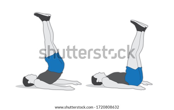 Hip Raise Exercise Silhouette Icon Vector Stock Vector (Royalty Free ...