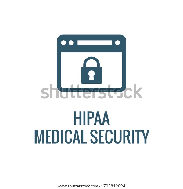 Hipaa Compliance Icon Set W Hippa Stock Vector (Royalty Free ...