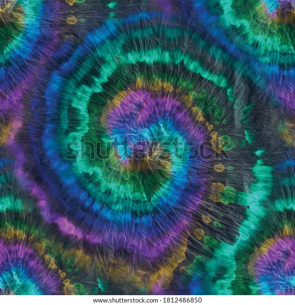 Hippie Tie Dye Swirl Vector Psychedelic Stock Vector Royalty Free