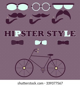 Hipster Design Stock Vector (Royalty Free) 339377567 | Shutterstock