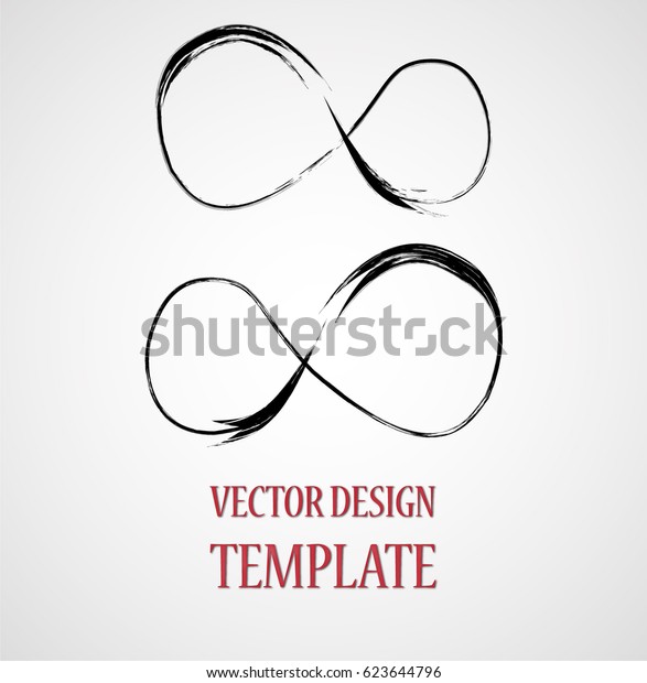 Hipster Sign Grunge Infinity Symbol Distressed: vector de stock (libre ...