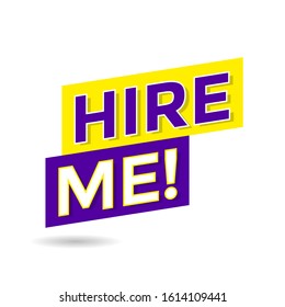 98 Hire Me Button Stock Vectors, Images & Vector Art | Shutterstock