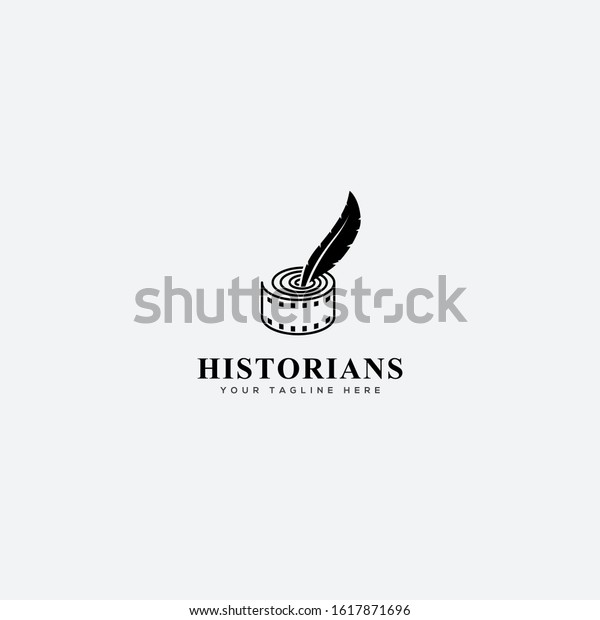 Historian Studio Logo Historian Production Logo Stock Vector (Royalty ...