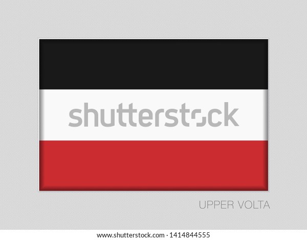 Historical Flag Upper Volta National Ensign Stock Vector (Royalty Free ...