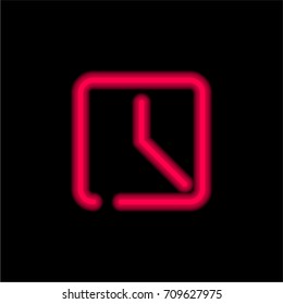 History Button Red Glowing Neon Ui Stock Vector (Royalty Free ...