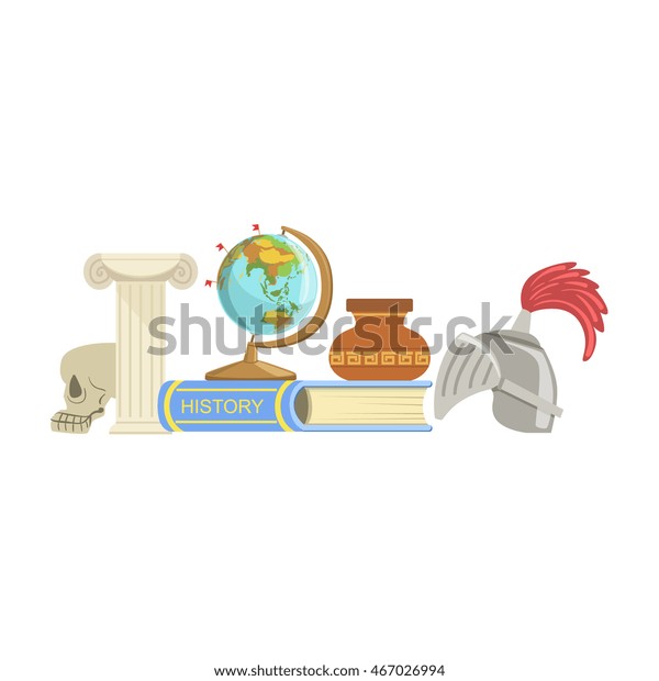 History Class Set Objects Stock Vector (Royalty Free) 467026994 ...