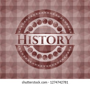 Landingstrip Red Seamless Emblem Geometric Background Stock Vector ...