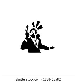 Hitman Symbol Logo Vector Illustration Stock Vector (Royalty Free ...