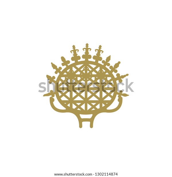 Hittite Sun Symbol Vector Drawings Ankara Stock Vector (Royalty Free ...