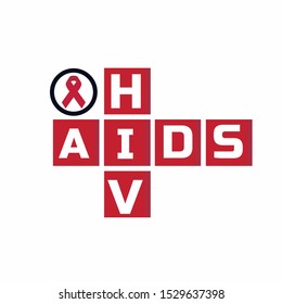 Hiv Aids Simple Logo Design: เวกเตอร์สต็อก (ปลอดค่าลิขสิทธิ์ ...