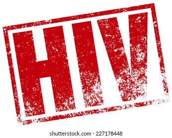 Hiv Stamp Stock Vector (Royalty Free) 227178448 | Shutterstock