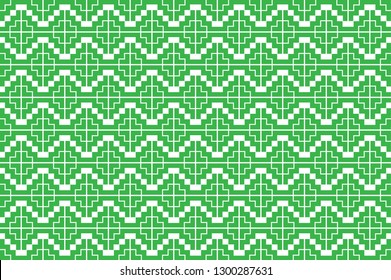 Hmong Handmade Traditional Clothes Pattern Sewing Stock Vector (Royalty ...