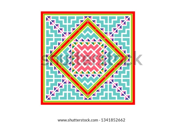 Hmong Traditional Pattern Made Clothes Like Stock Vector (Royalty Free ...