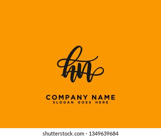 Bn Initial Handwriting Logo Vector Stock Vector (Royalty Free) 1338151040