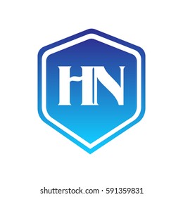 Hn Logo Stock Vector (Royalty Free) 591359831 | Shutterstock