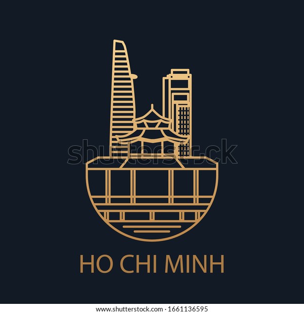Ho Chi Minh City Icon Capital Stock Vector (Royalty Free) 1661136595 ...