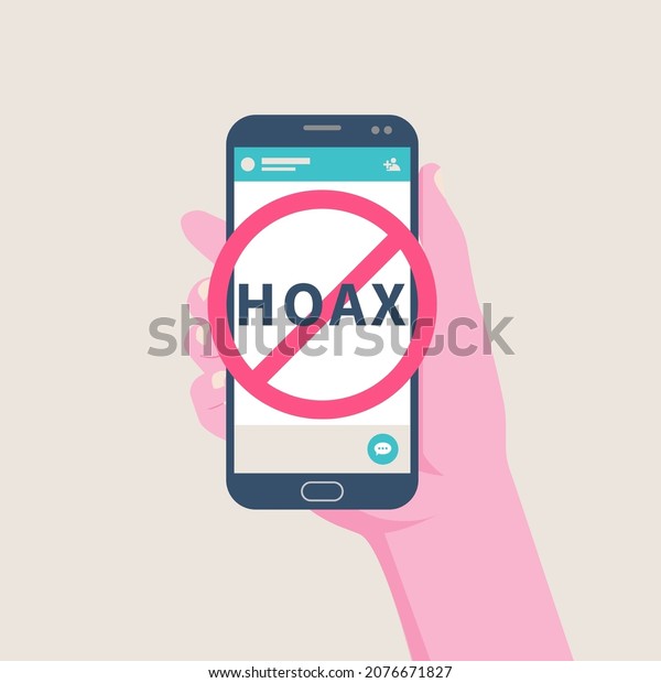 Hoax News Spread Using Group Chat Stock Vector (Royalty Free ...