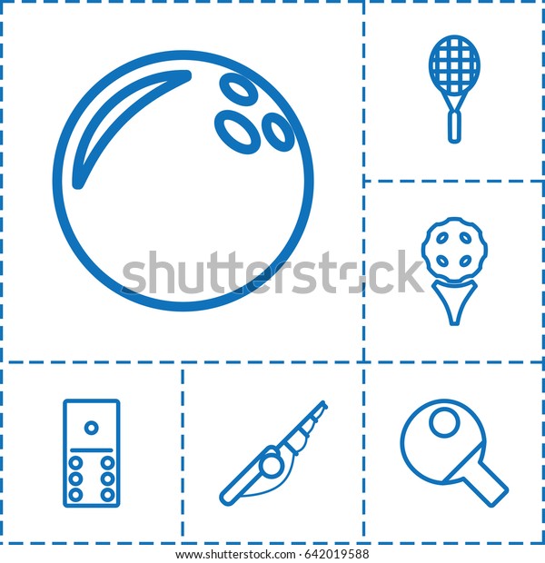 Hobby Icon Set 6 Hobby Outline Stock Vector (Royalty Free) 642019588 ...