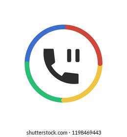 Hold Phone Call App Icon Stock Vector (Royalty Free) 1198469443 ...