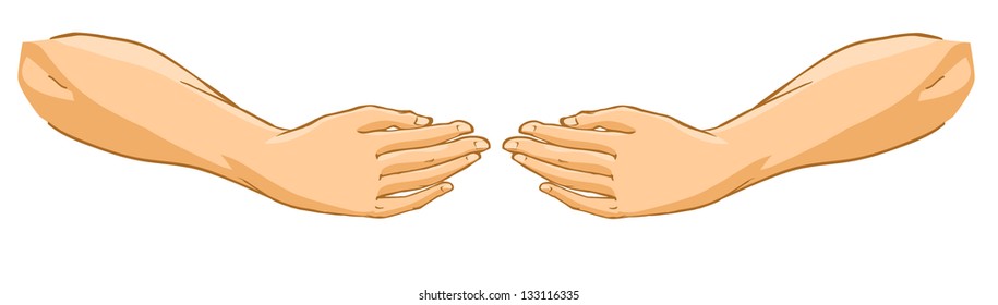 Holding Hands On Transparent Background Stock Vector (Royalty Free ...