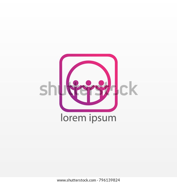 Holding Hands Togetherness Design Logo Icon Stock Vector (Royalty Free ...