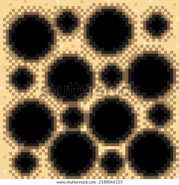 Hole Sand Texture Pixel Art Vector Stock Vector (Royalty Free ...
