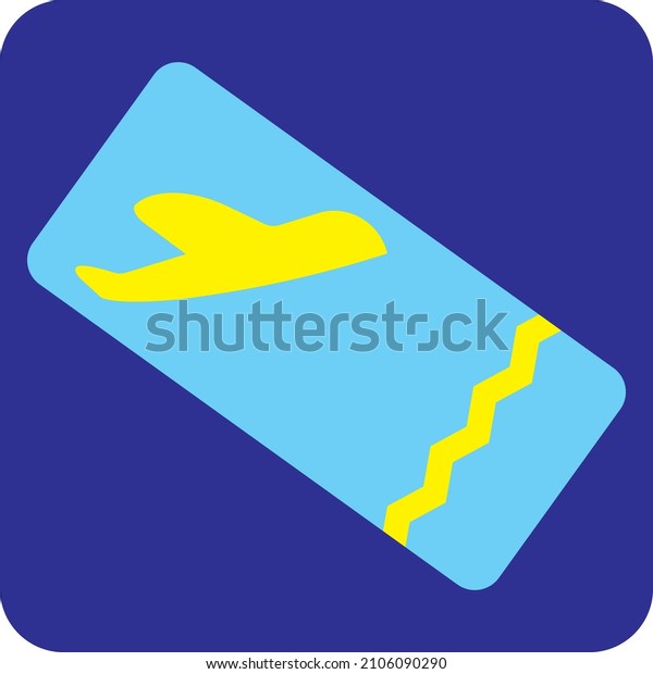 Holiday Ticket Illustration Vector On White Stock Vector (Royalty Free ...