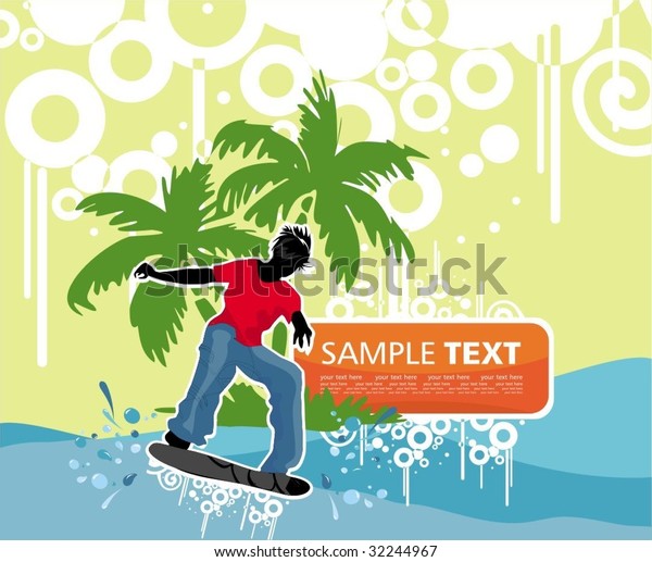 Holiday Travel Background Stock Vector (Royalty Free) 32244967 ...