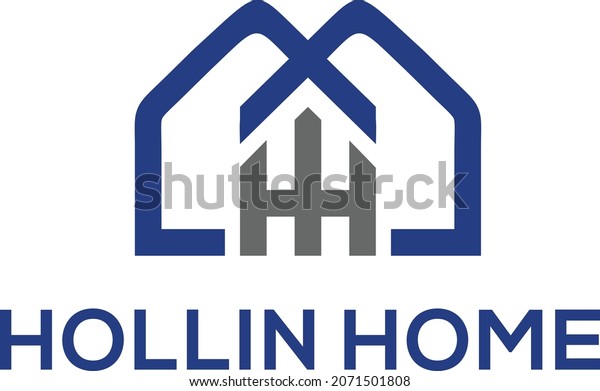 Hollin Home Logo Template Stock Vector (Royalty Free) 2071501808 ...