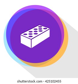Hollow Brick Internet Template Vector Icon Stock Vector (Royalty Free ...