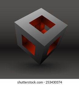 1,025 Hollow Cube Images, Stock Photos & Vectors | Shutterstock