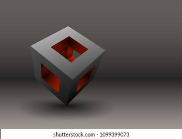 1,025 Hollow Cube Images, Stock Photos & Vectors | Shutterstock
