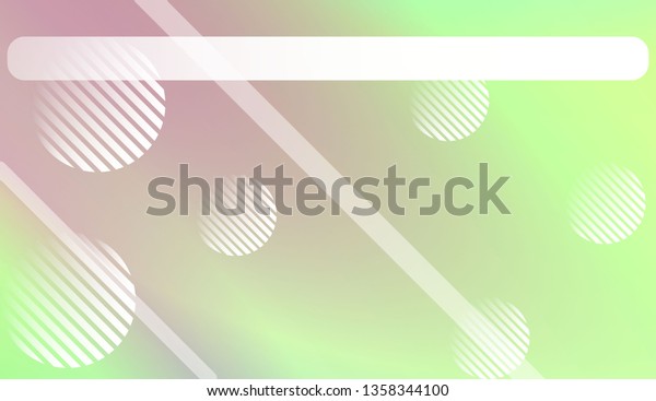 Hologram Gradient Background Line Circle Your Stock Vector (Royalty ...
