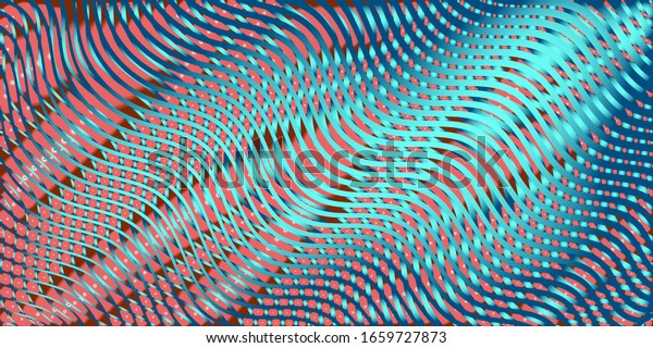 Holographic Abstract Texture Colored Lines Soft Stock Vector (Royalty ...