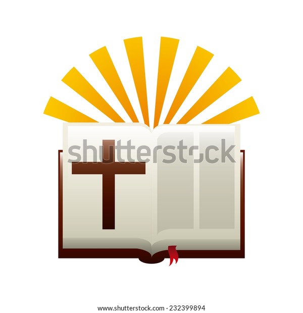 Holy Bible Graphic Design Vector Illustration: เวกเตอร์สต็อก (ปลอดค่า ...