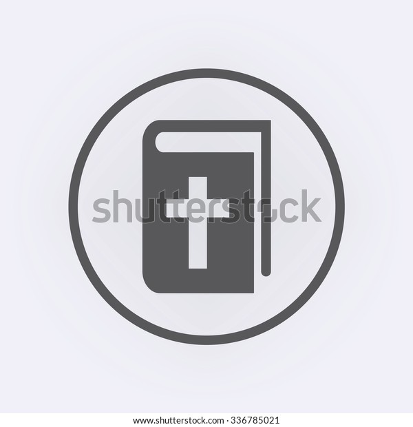 Holy Bible Icon Circle Vector Illustration Stock Vector (Royalty Free ...
