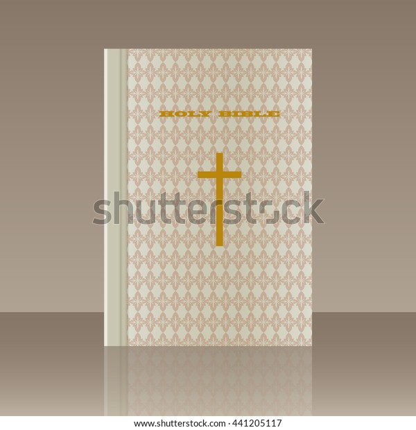 Holy Bible Realistic Image Object Reflection Stock Vector (Royalty Free ...