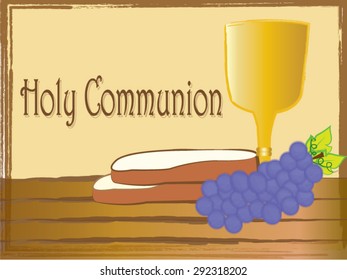Holy Communion Drawing Cartoon Vector Stock Vector (Royalty Free ...