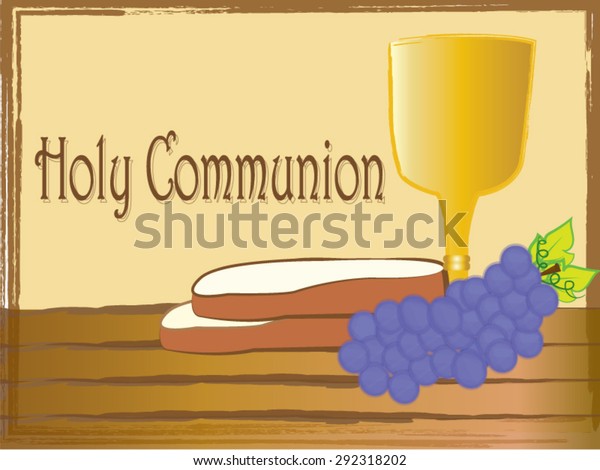 Holy Communion Drawing Cartoon Vector Stock Vector (Royalty Free ...