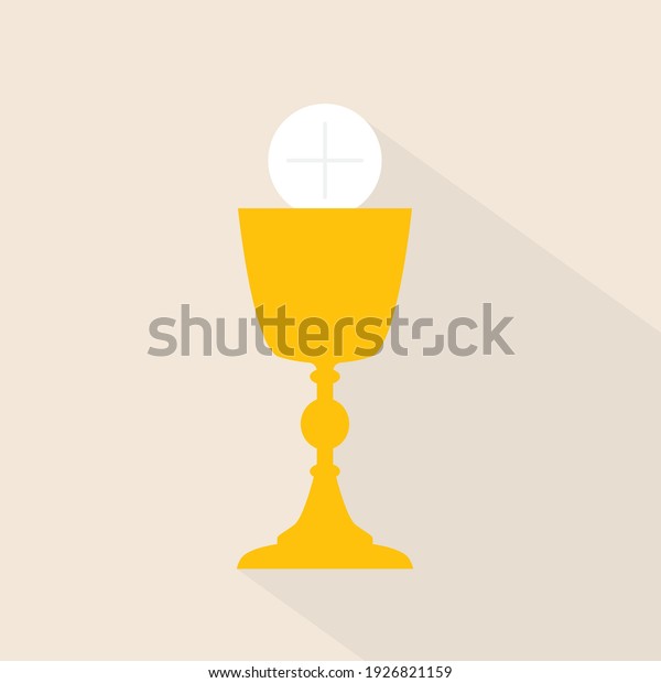 Holy Communion Icon Vector Illustration Stock Vector (Royalty Free ...