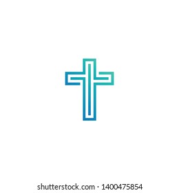 Holy Cross Logo Holy Cross Icon Stock Vector (Royalty Free) 1400475854 ...