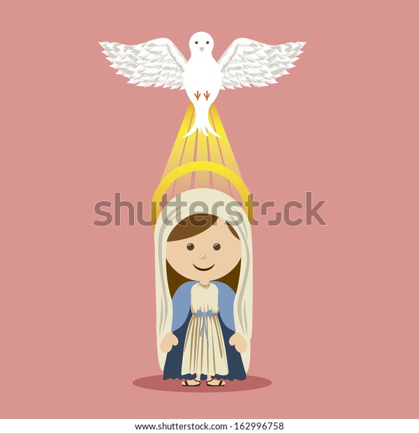 Holy Design Over Pink Background Vector Stock Vector (Royalty Free ...