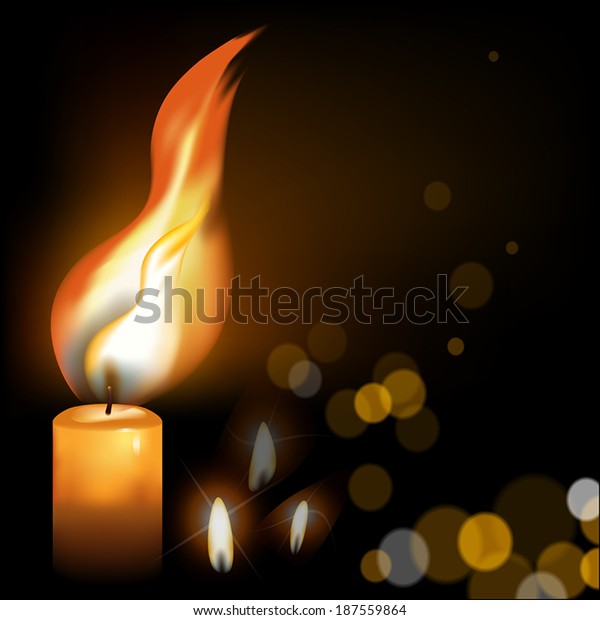 Holy Fire on a dark background